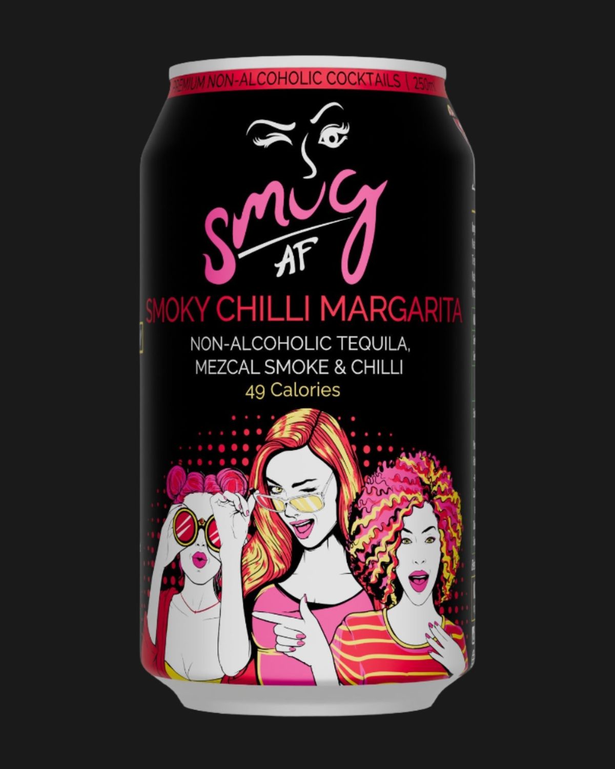 Smug AF Non Alcoholic Chilli Margarita Limited Edition - 1, 2, 4x250mL ...