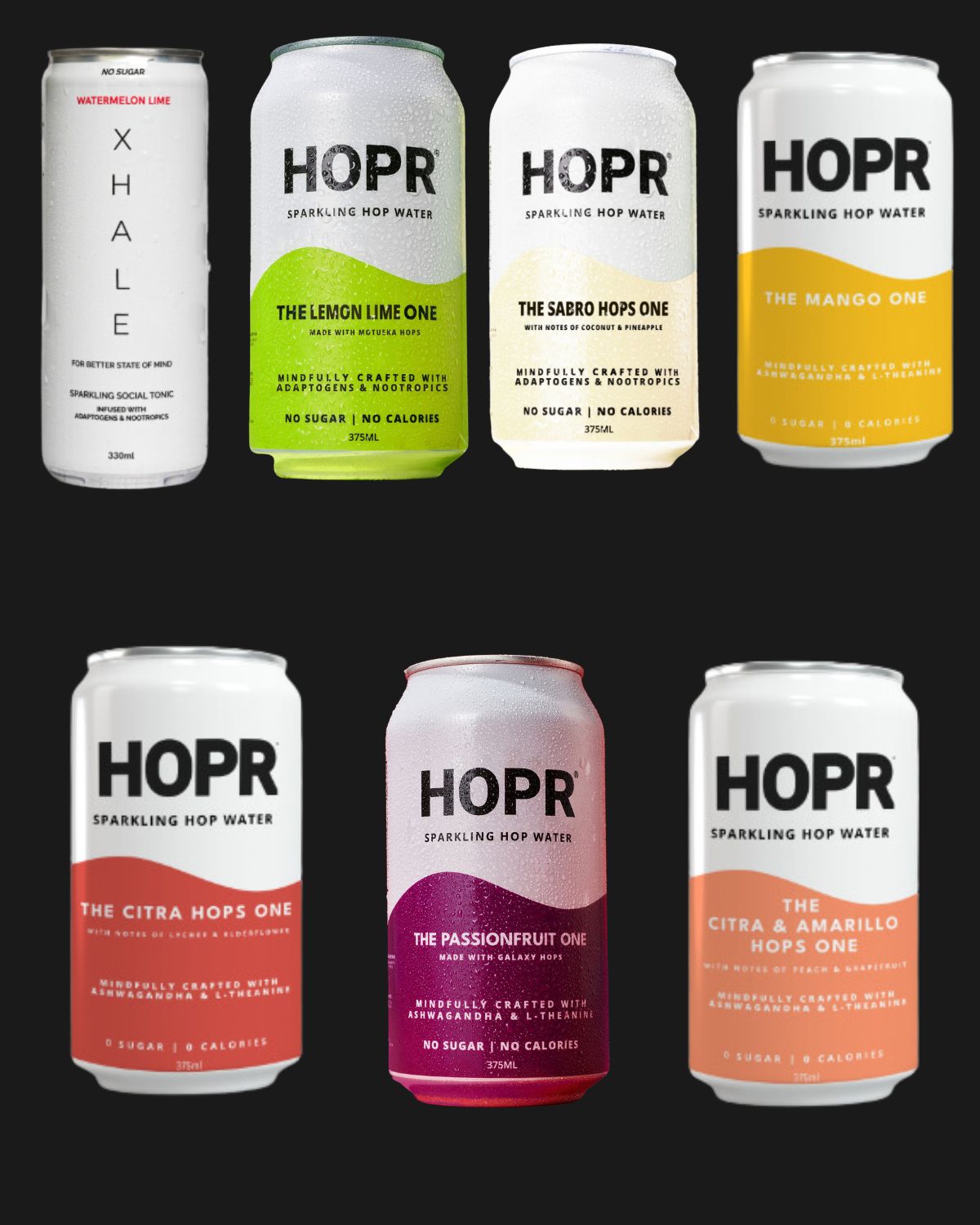 HOPR & XHALE Mixed One - 375mL – The Non Alcoholic Club