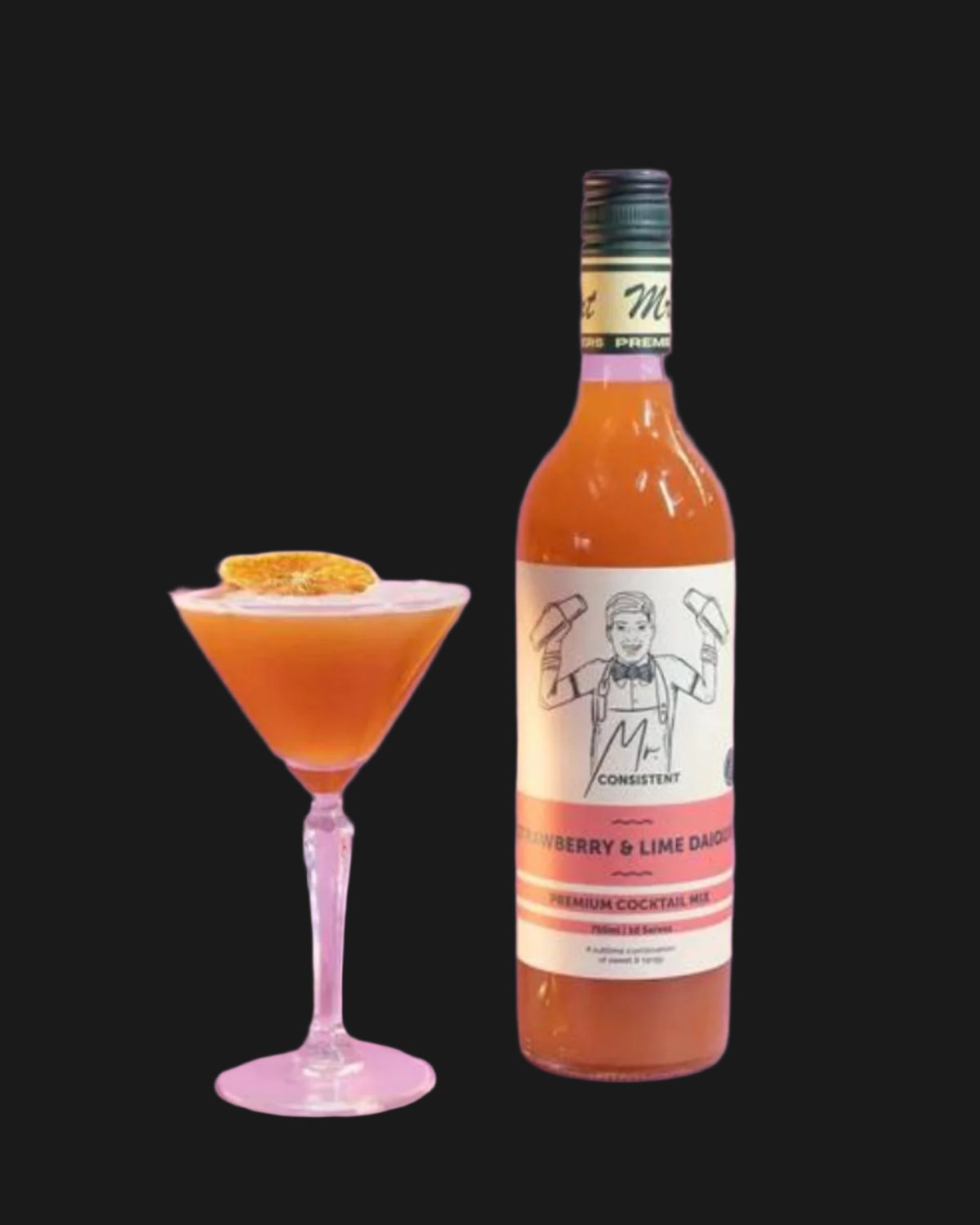 Mr Consistent Non Alcoholic Strawberry & Lime Daiquiri - Non Alcoholic ...