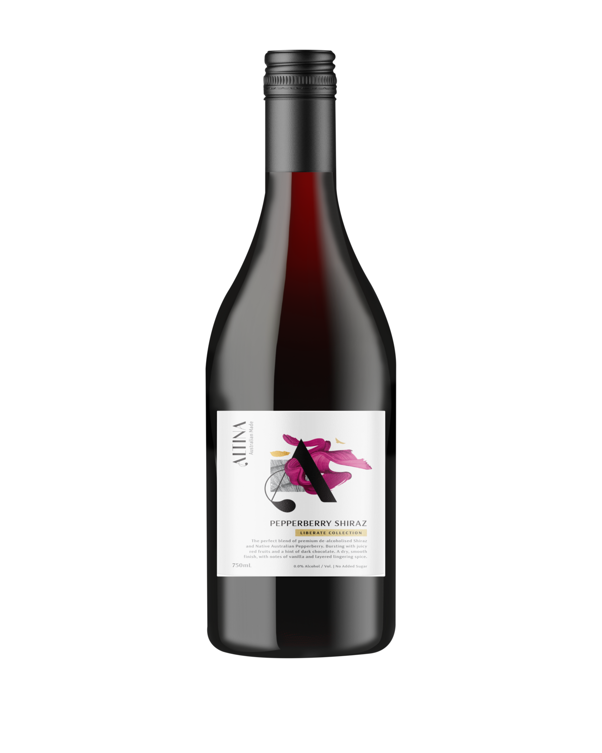 Altina Non Alcoholic Pepperberry Shiraz Wine - Non Alcoholic 750mL ...