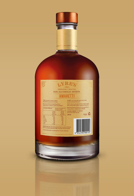 Lyre's Non Alcoholic Amaretti - Non Alcoholic 700mL – The Non Alcoholic Club