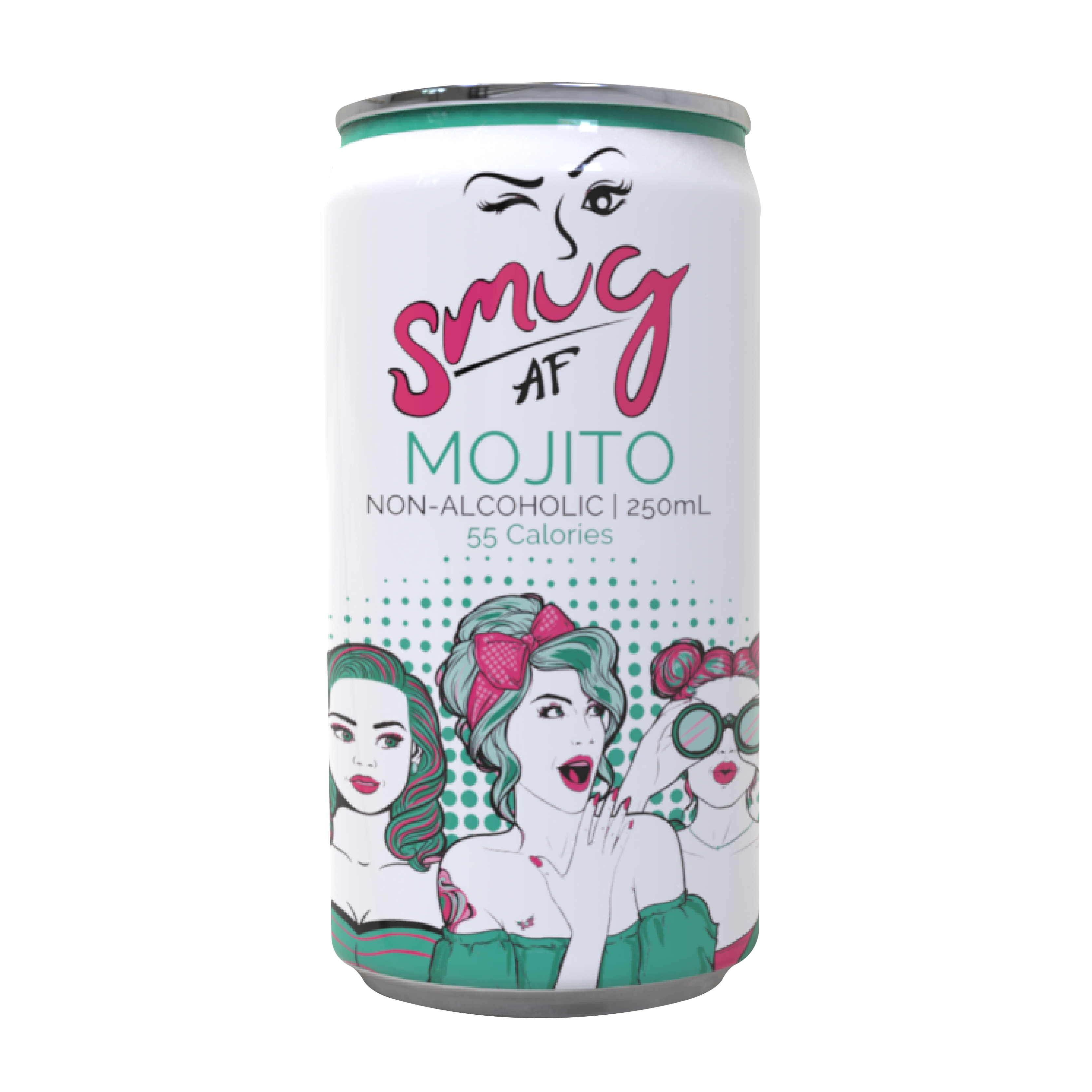 Smug AF Non Alcoholic Mojito - Non Alcoholic 250mL – The Non Alcoholic Club