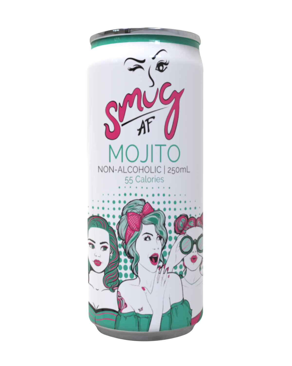 Smug AF Non Alcoholic Mojito - Non Alcoholic 250mL – The Non Alcoholic Club